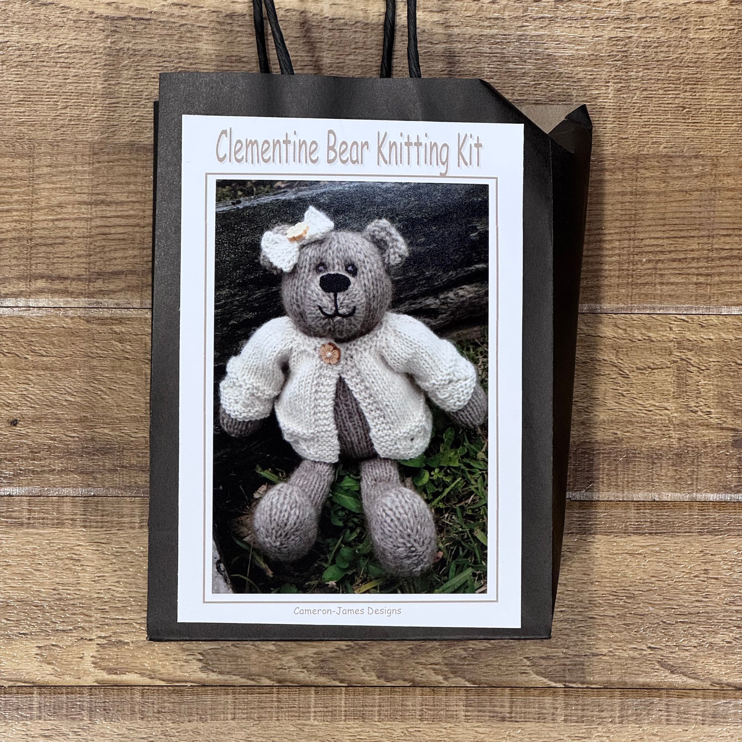 Clementine Bear Knitting Kit – The Wool Shop